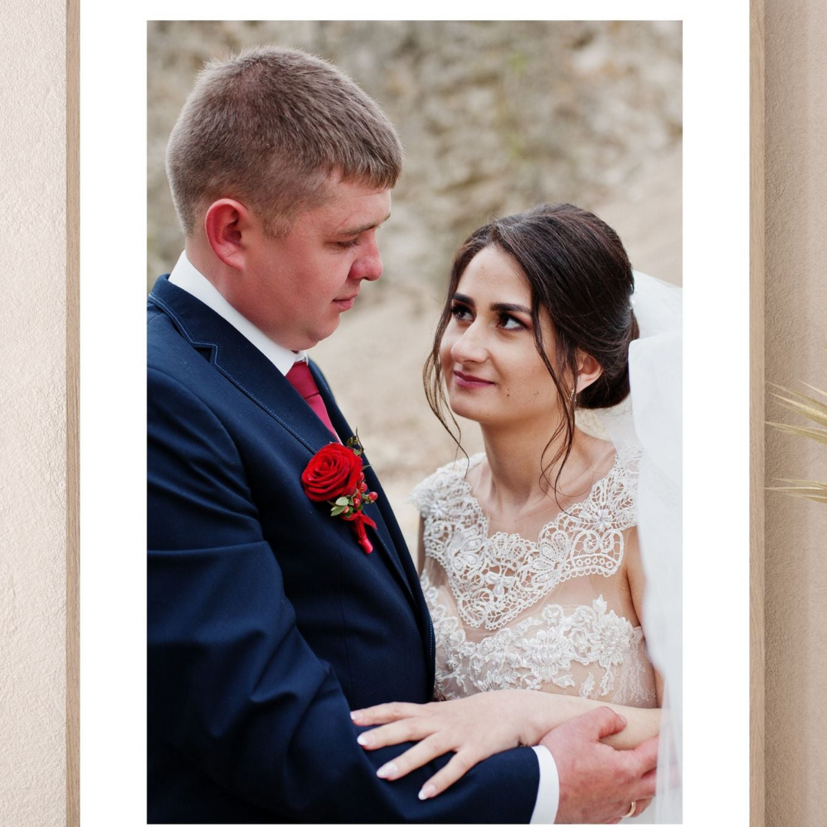 Framkalla foto med vit passpartout Poster – Min Poster